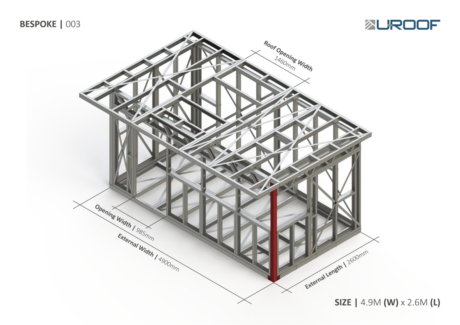 Bespoke Garden Room - U-Roof