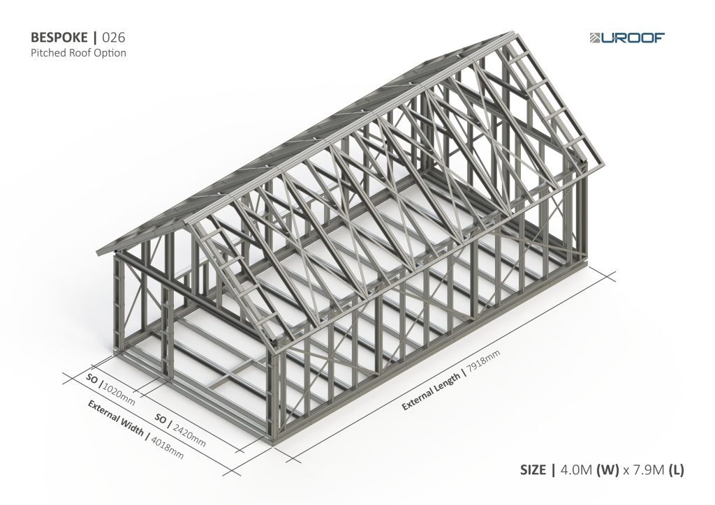 Bespoke Garden Room - U-Roof