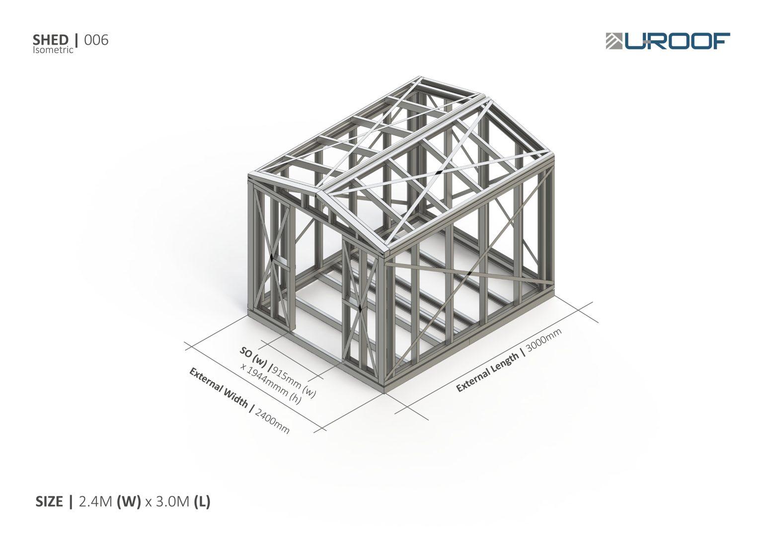 Sheds/Shed Bases - U-Roof