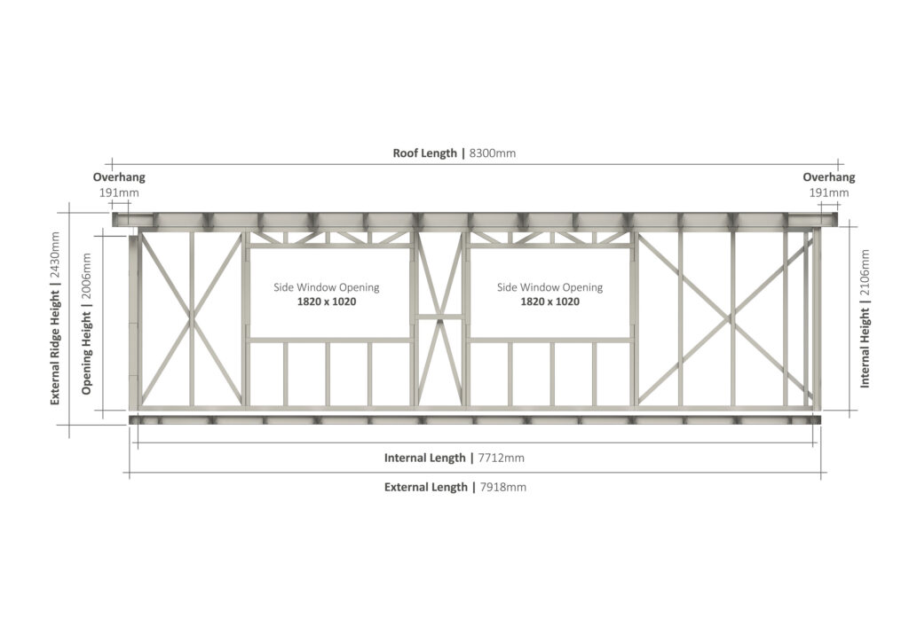 Bespoke Garden Room | Bespoke 026 Flat - U-Roof