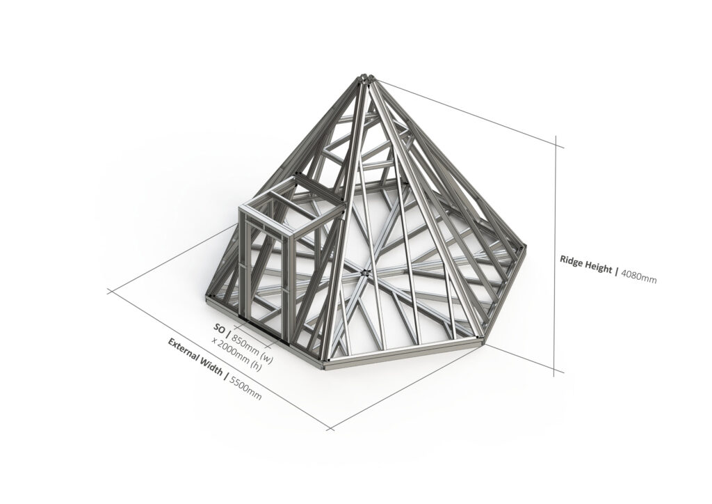 Teepee | Teepee - 5500mm Flat No Walls - U-Roof