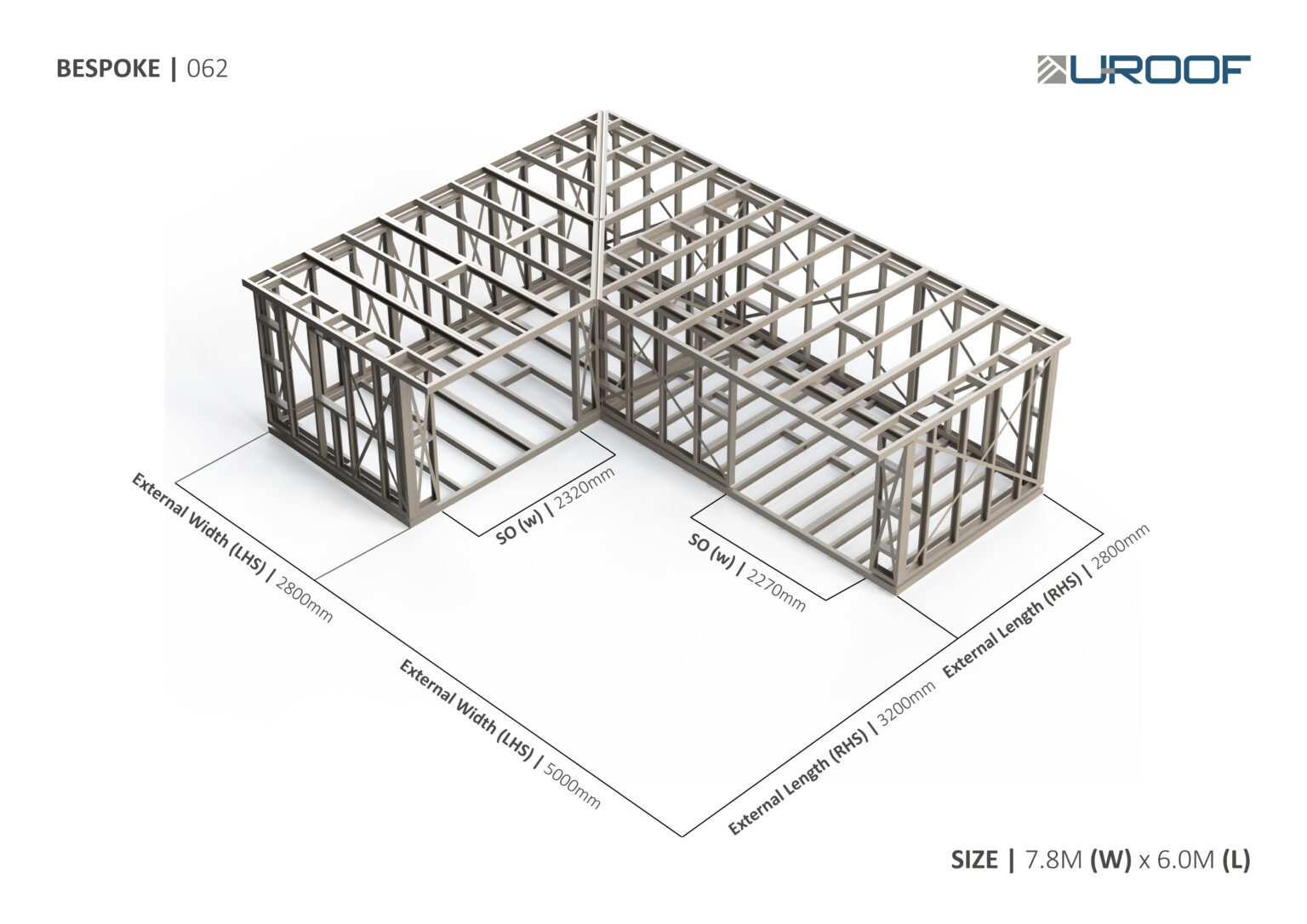 Bespoke Garden Room | Bespoke 062 - U-Roof